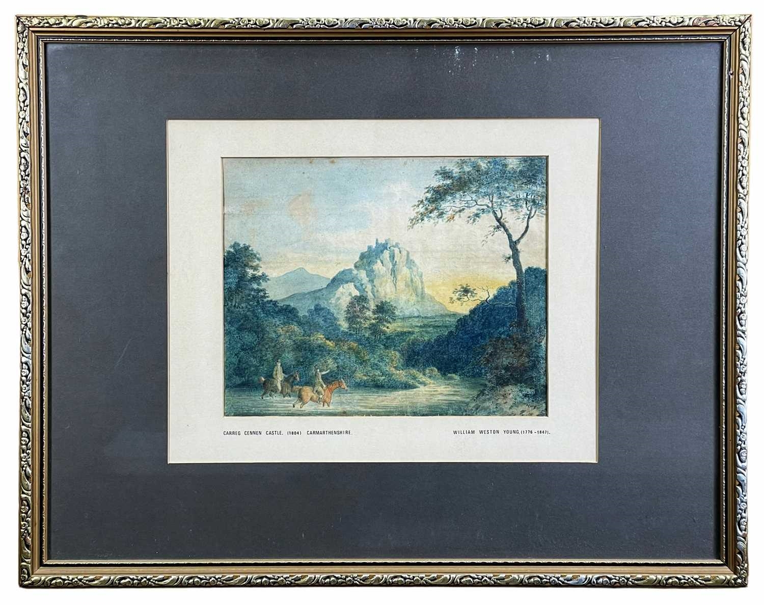 William Weston Young | Carreg Cennen Castle (1804) | MutualArt
