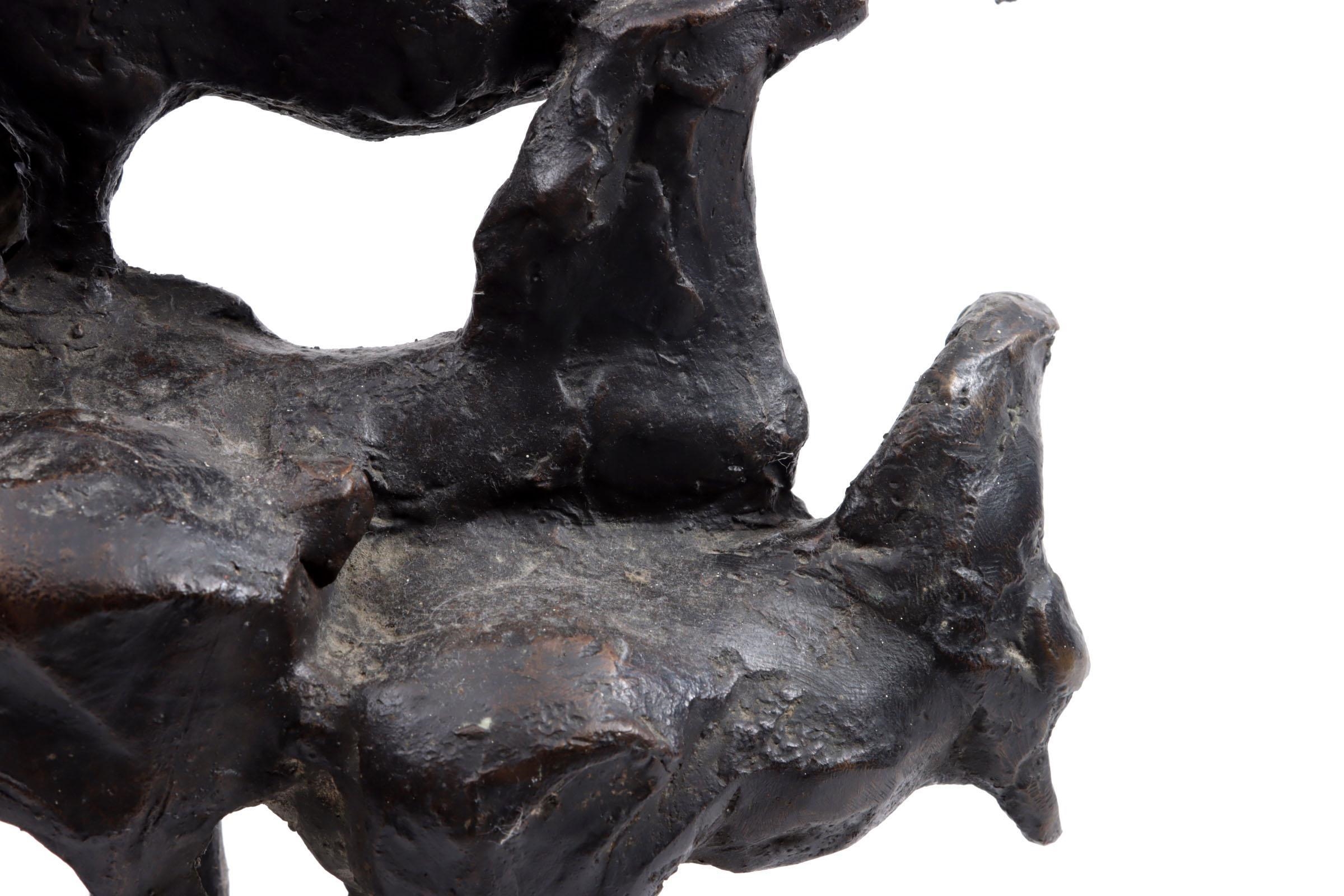 Eric Claus | bronzen sculptuur van Nevelpaarden | MutualArt