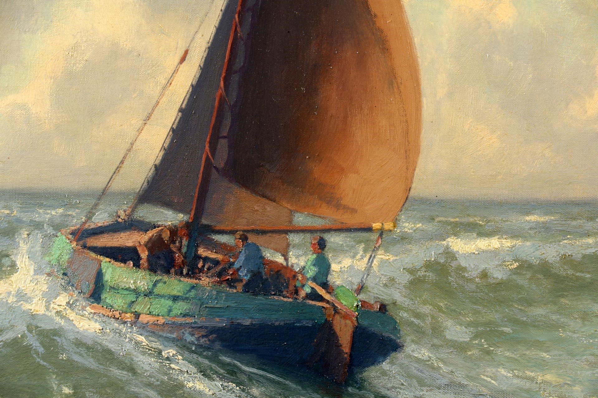 Hendricus Nicolaas Dekker | Zeilboten op zee | MutualArt