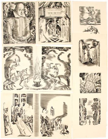 Albert Decaris | Shakespeare's MACBETH | MutualArt