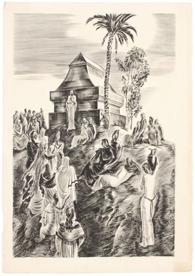 Albert Decaris | The messengers | MutualArt