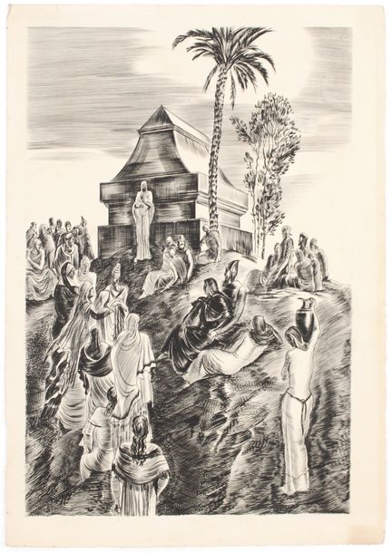 Albert Decaris | The messengers | MutualArt