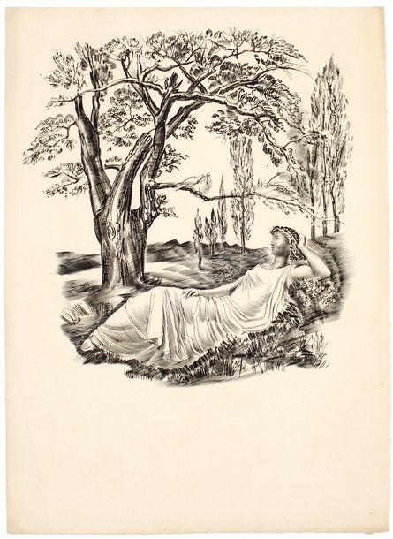 Albert Decaris | Scene from Greek or Roman mythology | MutualArt