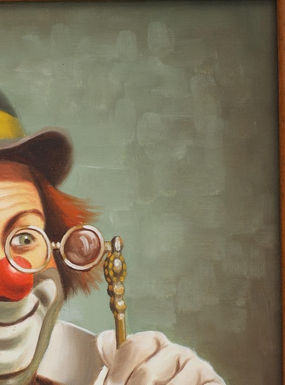 Michael Grow Hoppin | Perceptive Clown | MutualArt