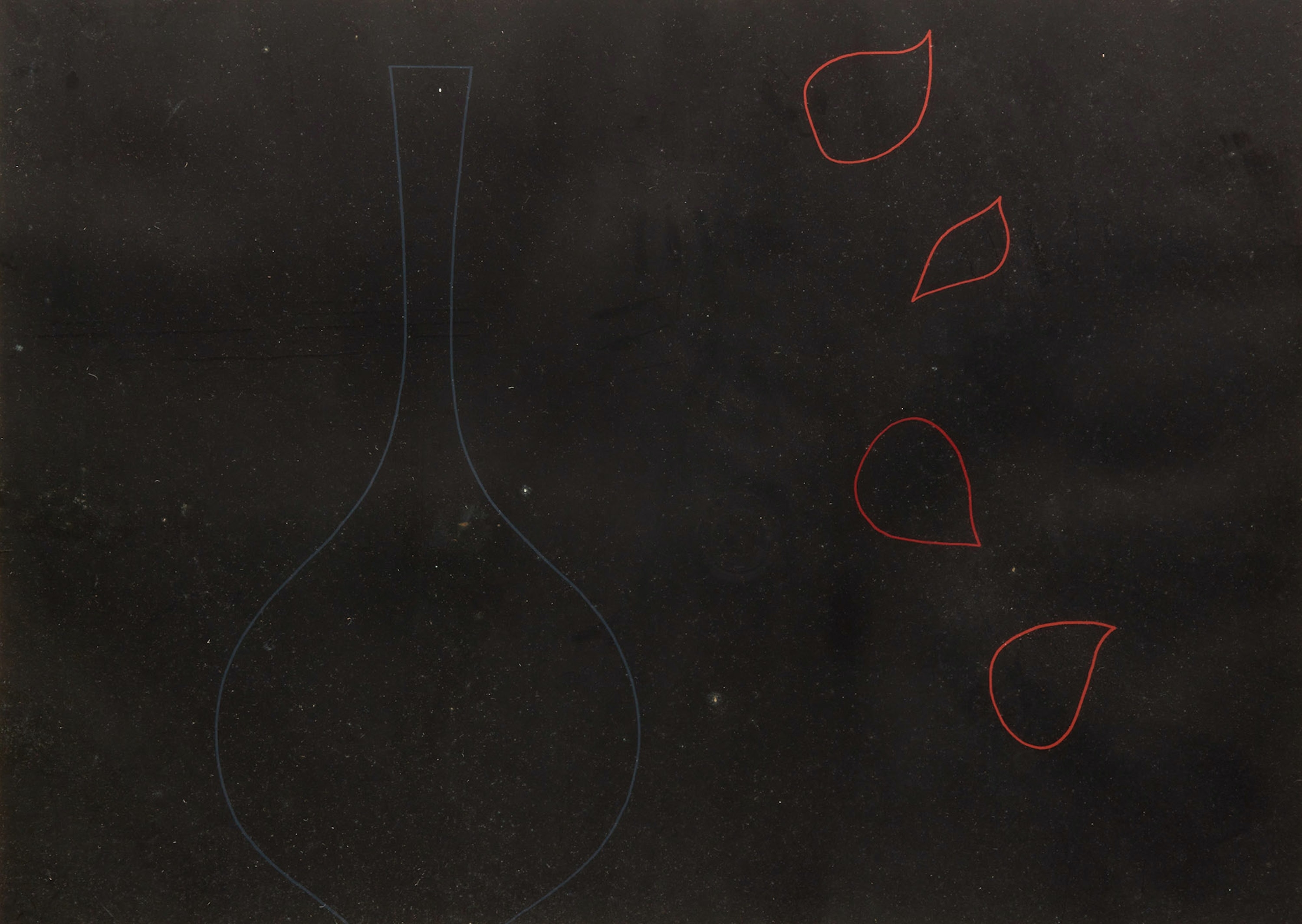 Derrick Greaves | Vase with Falling Roses (1970) | MutualArt