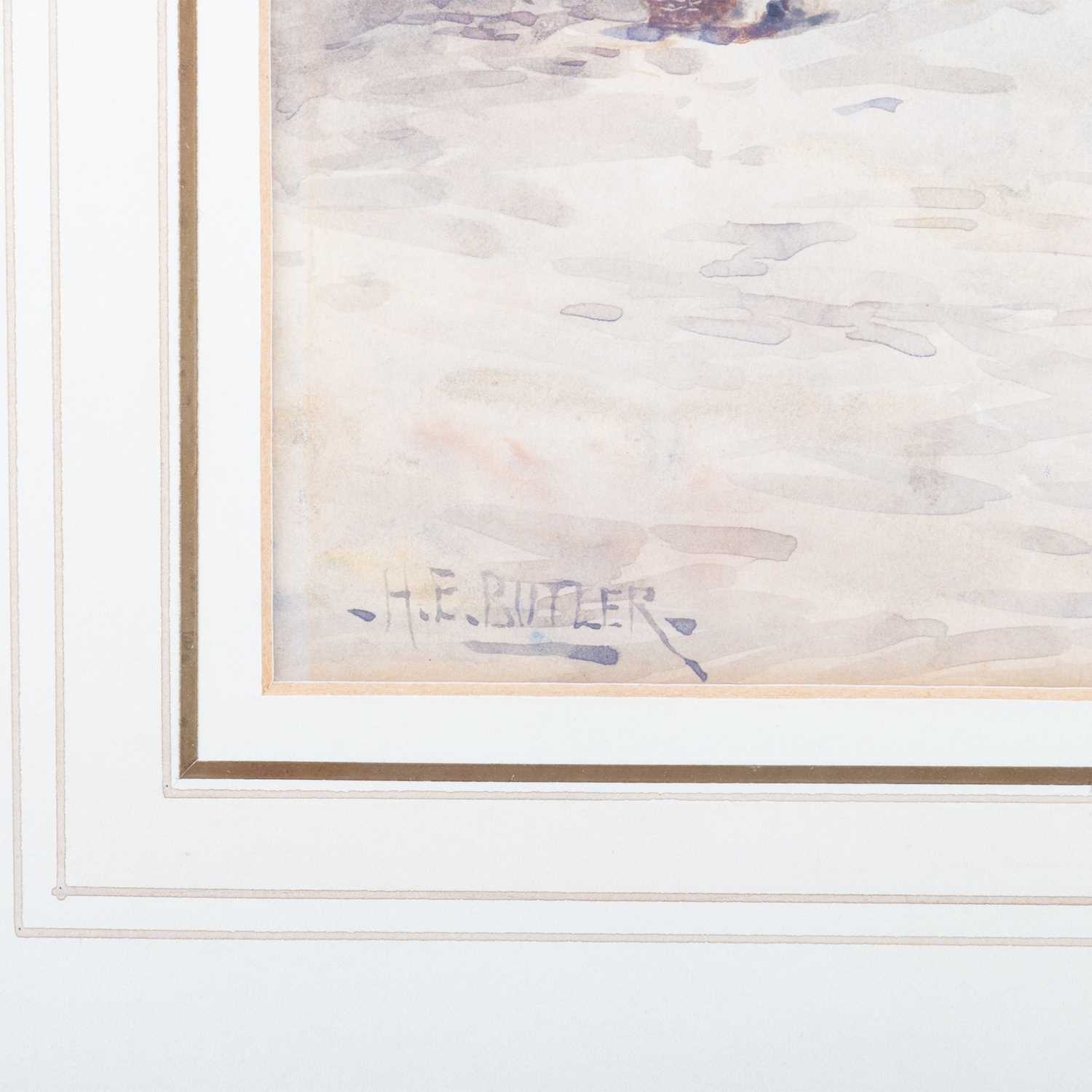 Herbert Edward Butler | FISHERFOLK AND CHILDREN AT POLPERRO | MutualArt