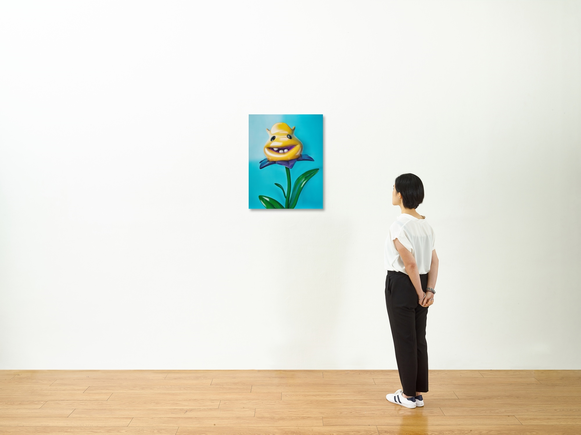 César Piette | Yellow Purple Flower (2019) | MutualArt
