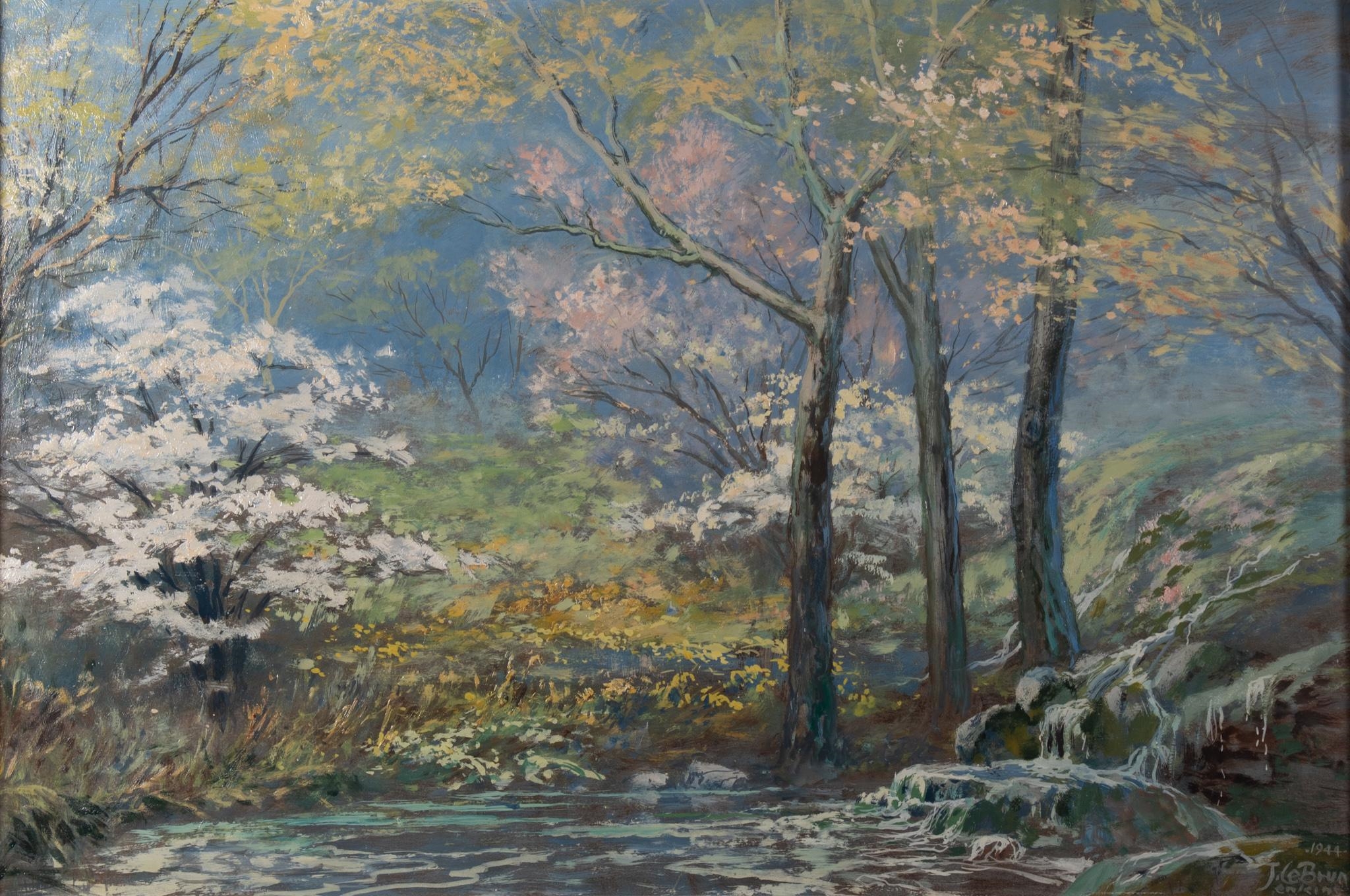 Lebrun Jenkins | Spring Forest Scene, 1944 (1944) | MutualArt