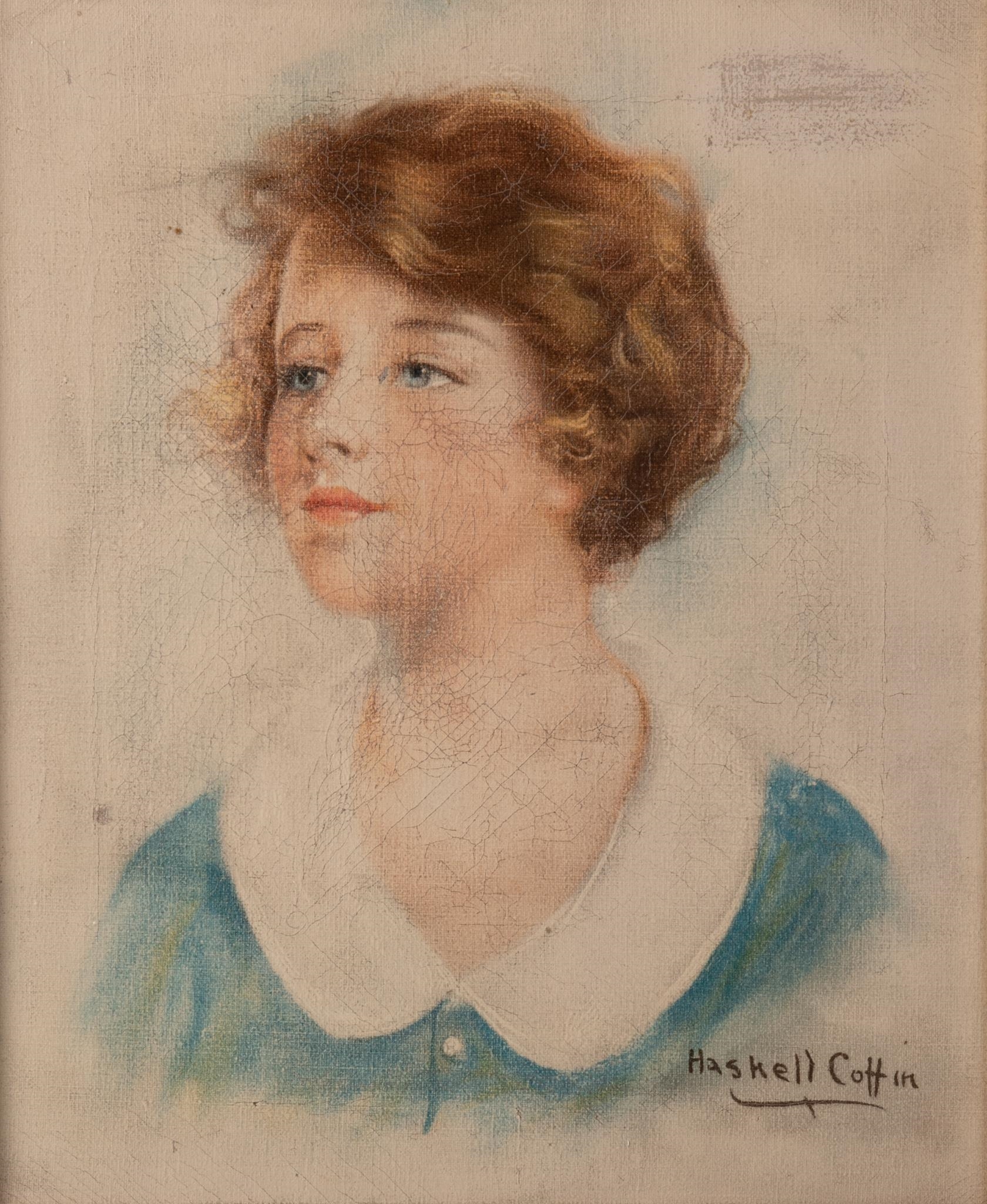 William Haskell Coffin | Portrait of a Girl | MutualArt