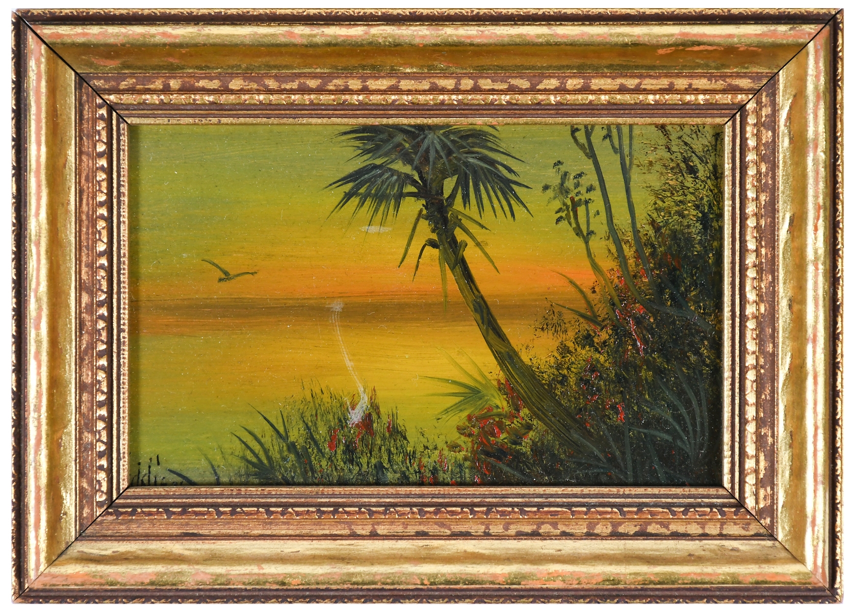 W. C. Addison | Sunset Beach Scene and Anclote River; Afterglow ...