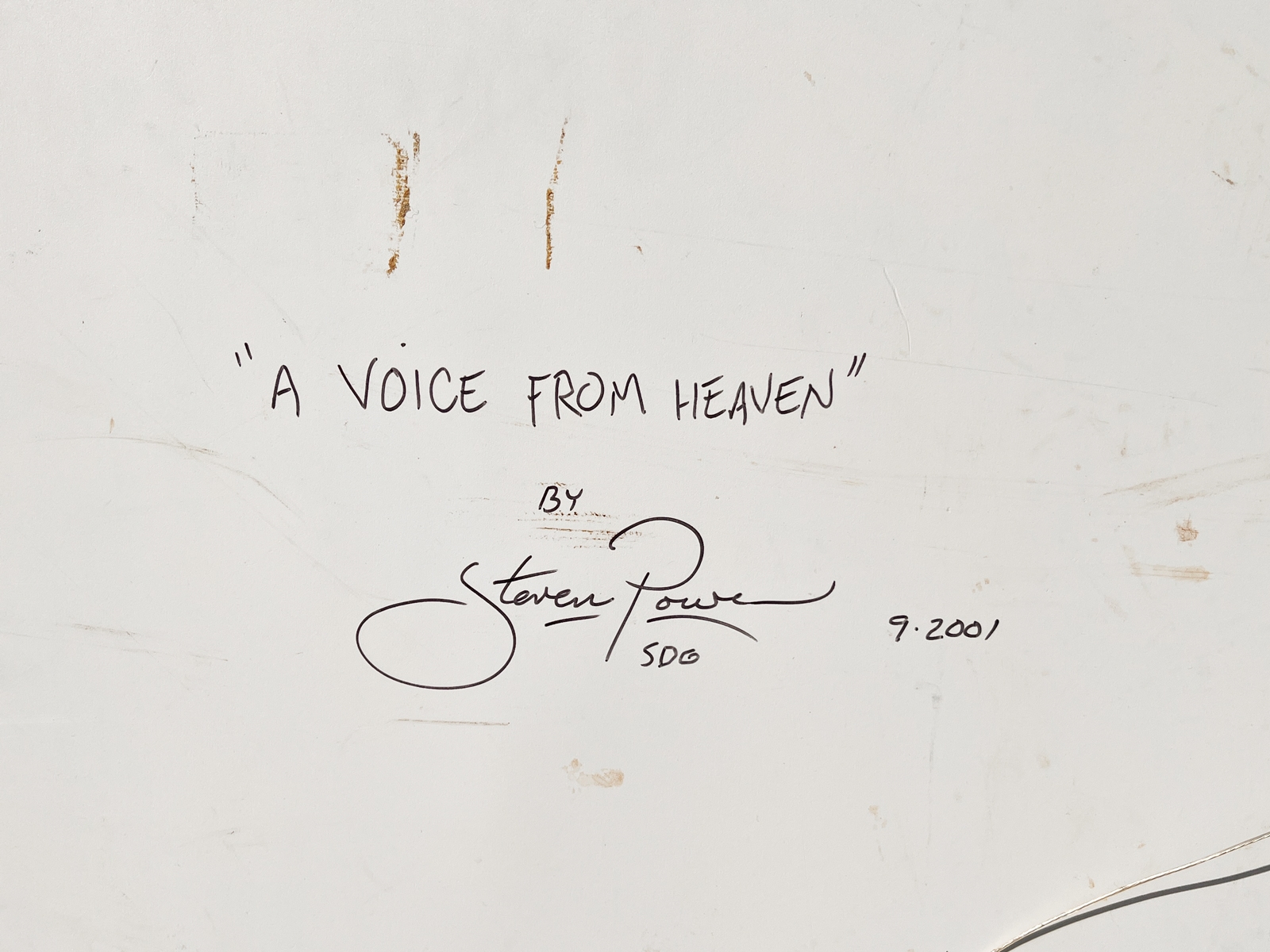 Steven Power | A Voice from Heaven (2001) | MutualArt