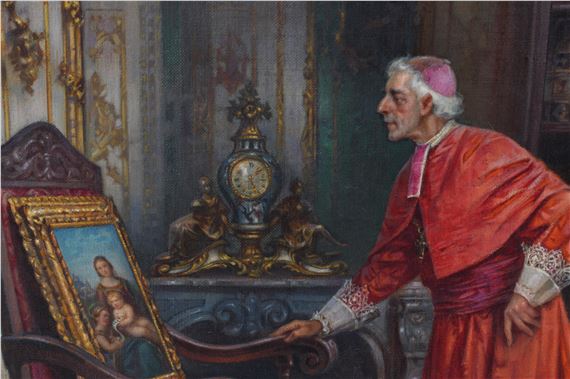 Joseph Frank | CARDINAL IN HIS CHAMBERS (1853) | MutualArt