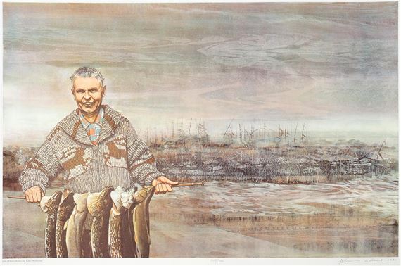 Luther Pokrant | John Diefenbaker at Lake Waskesiu (1981) | MutualArt