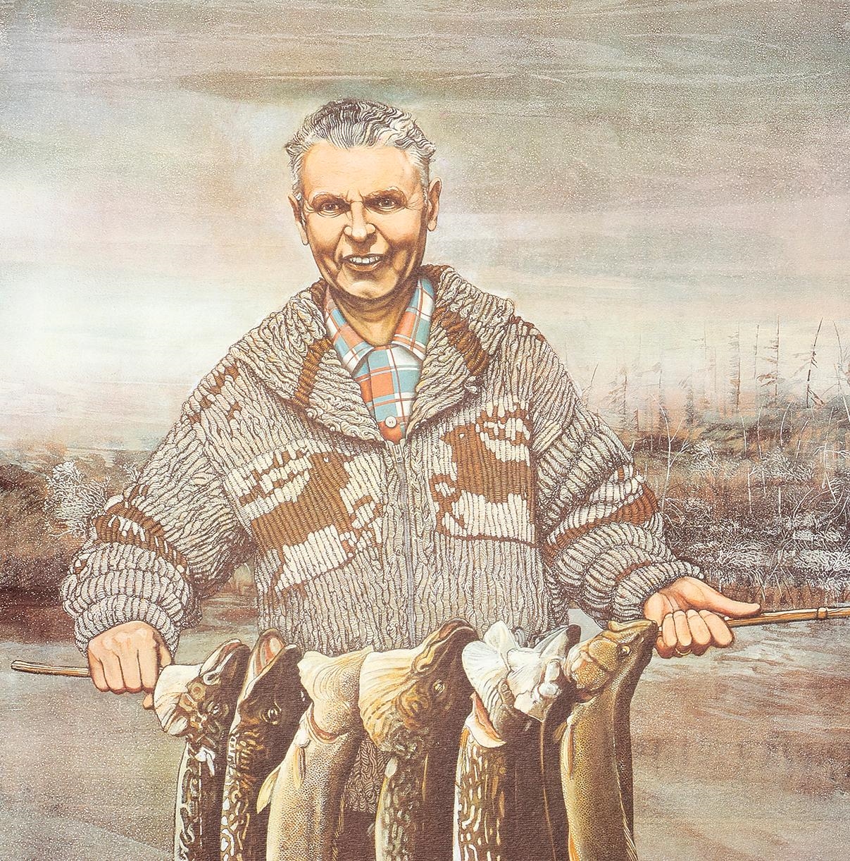 Luther Pokrant | John Diefenbaker at Lake Waskesiu (1981) | MutualArt