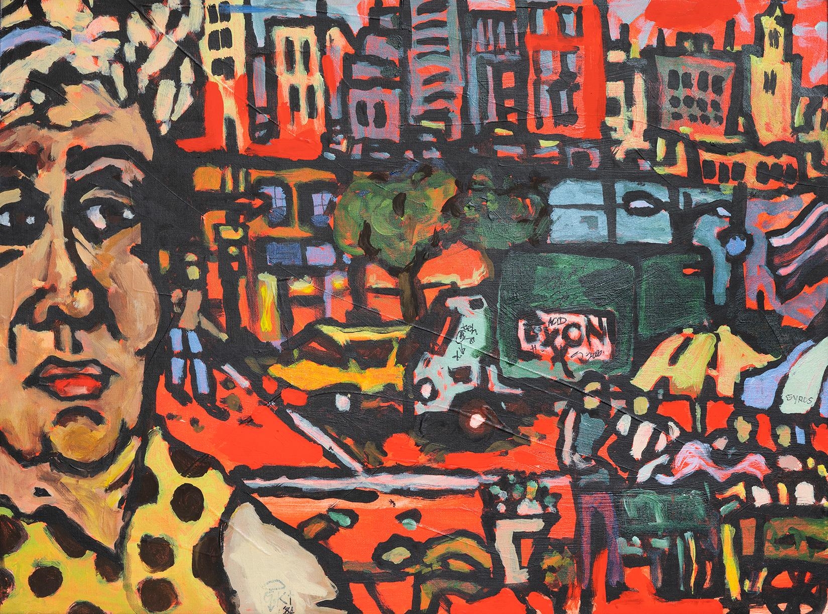 Greg Kessler | Streetscape (1984) | MutualArt