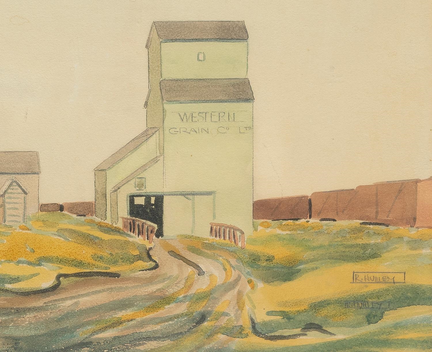 Robert Newton Hurley | Untitled - Elevators | MutualArt