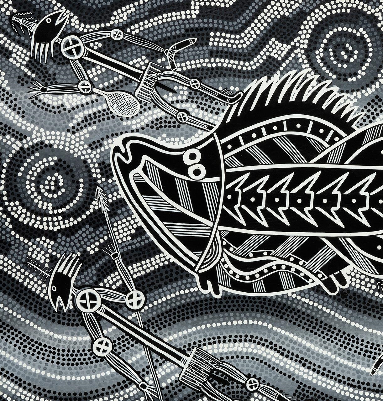 Roy Link | Barramundi Fisherman (1989) | MutualArt