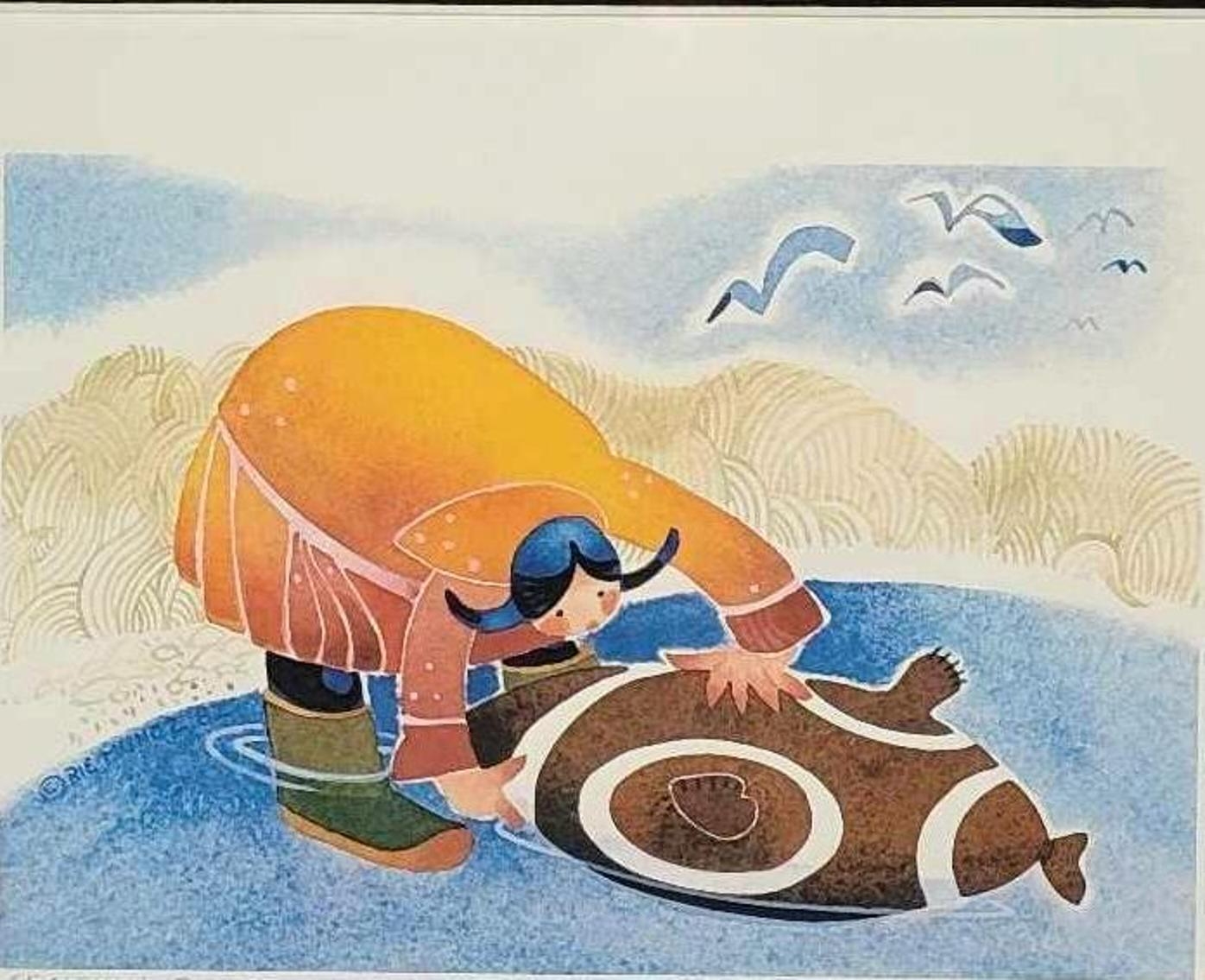 Rie Muñoz | Sealskin Float (1982) | MutualArt