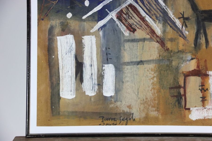 Pierre Segoh | Composition with four figures | MutualArt