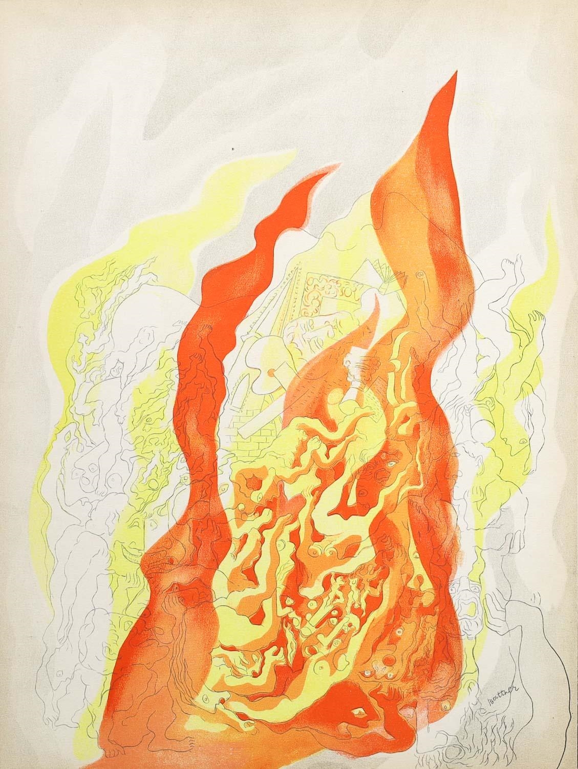 Abraham Rattner | Fire (1937) | MutualArt