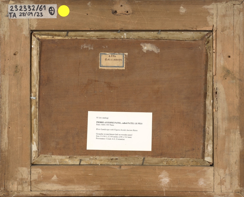 Pierre Antoine Patel | Paysage arcadien avec des figures près de ruines ...