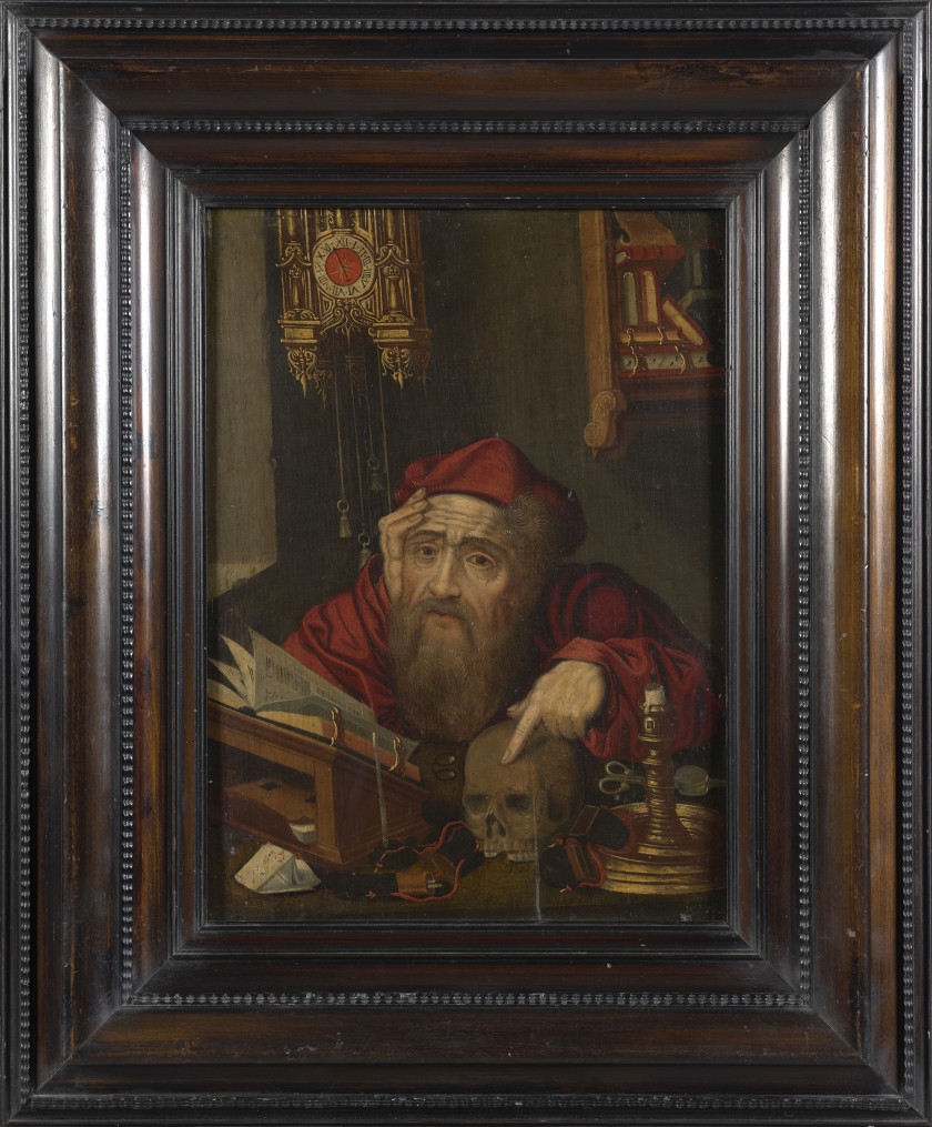 Joos Van Cleve | Saint Jérôme dans son cabinet (Circa 1600) | MutualArt