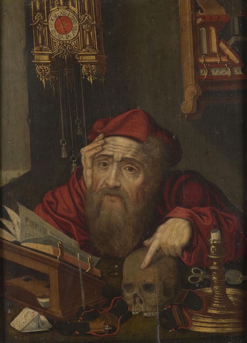 Joos Van Cleve | Saint Jérôme dans son cabinet (Circa 1600) | MutualArt