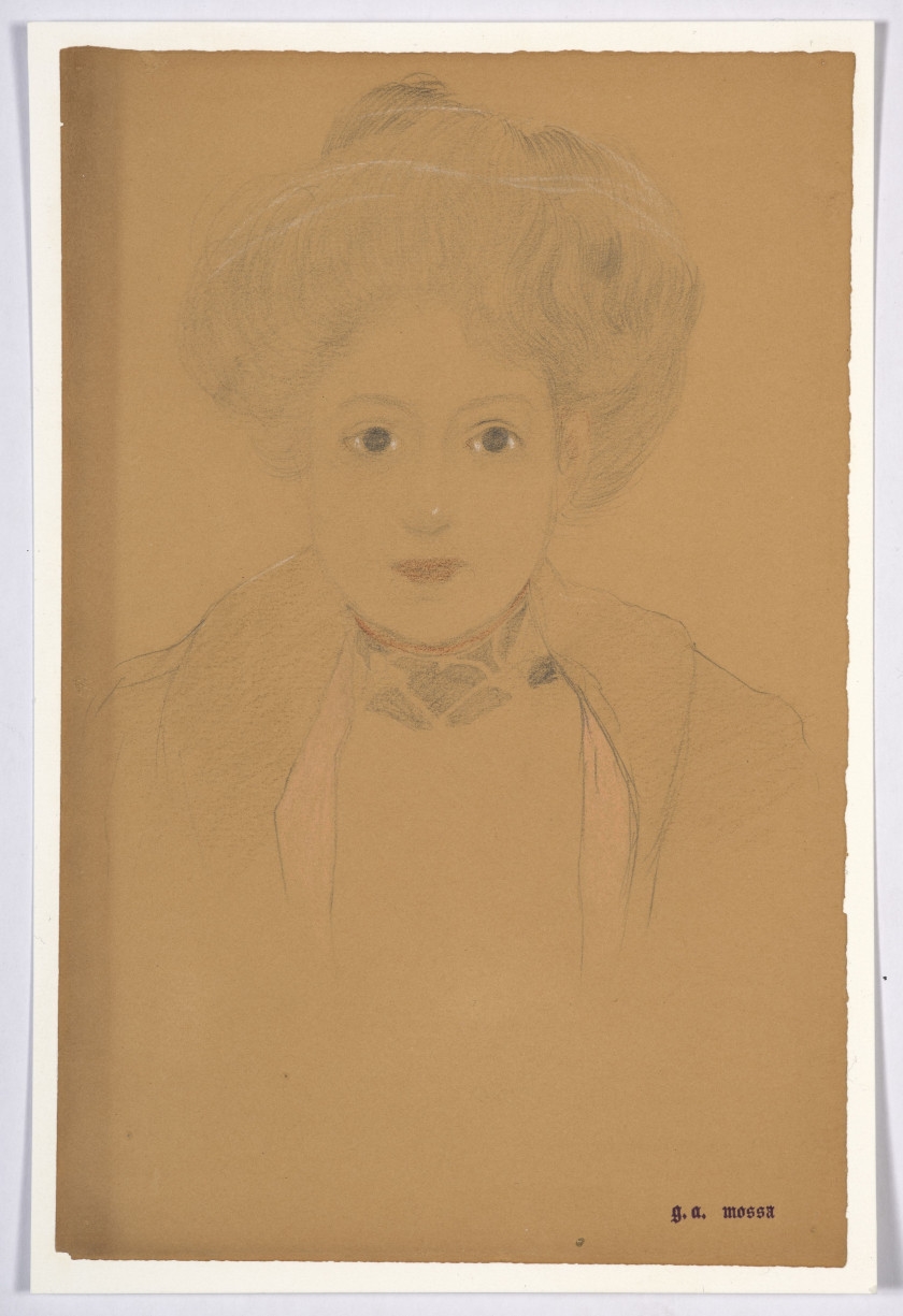 Gustave Adolphe Mossa | GRETCHEN DANS LA CATHEDRALE | MutualArt