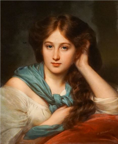 Hermann Winterhalter | Portrait of Mrs. Gordon Rose | MutualArt