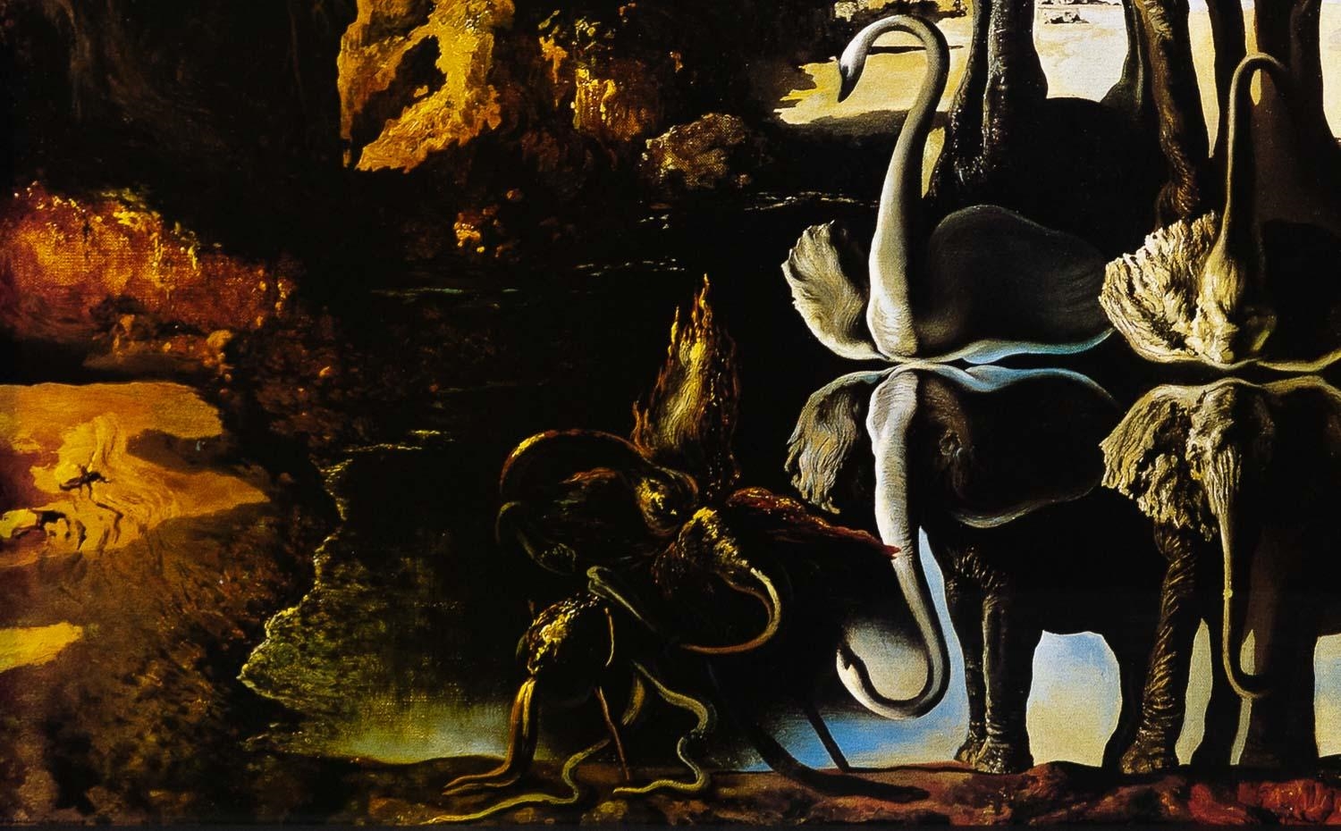 Salvador Dalí | Swans Reflecting Elephants | MutualArt