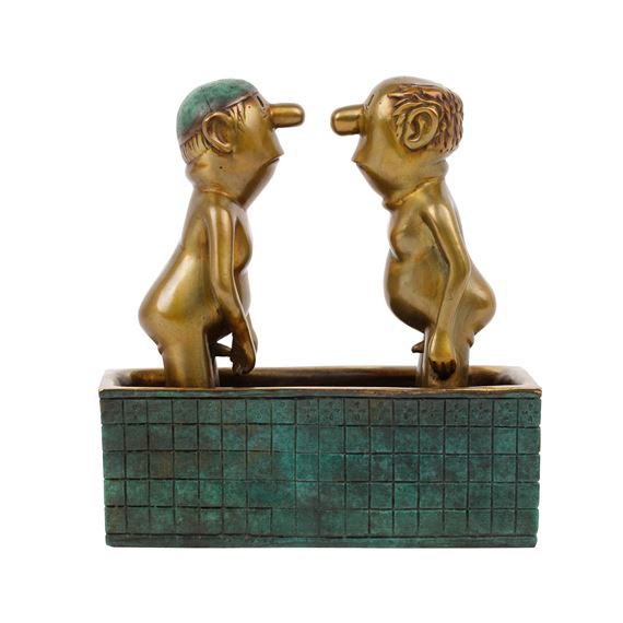 Loriot (vicco von Bülow) | Herren im Bad (1923) | MutualArt