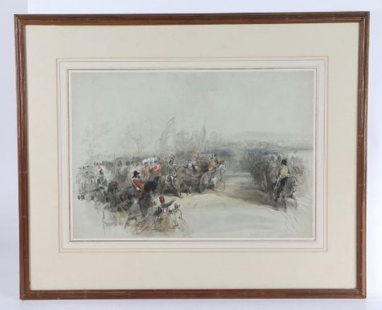 George B. Campion | Queen Victoria and the King of Sardinia inspecting ...