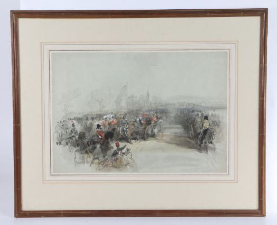 George B. Campion | Queen Victoria and the King of Sardinia inspecting ...