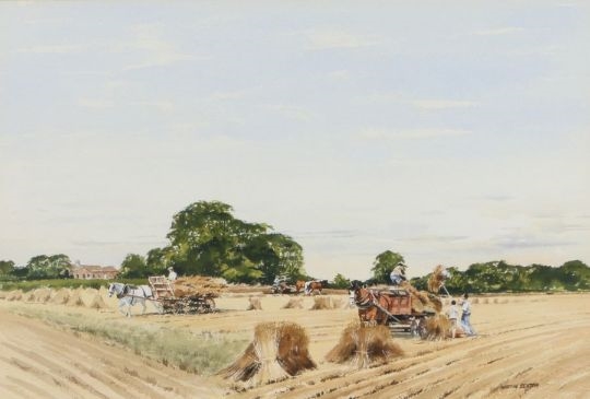 Martin Sexton | Norfolk Harvest Scene | MutualArt