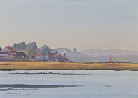 Godfrey Sayers | Distant View of Cley Next The Sea | MutualArt