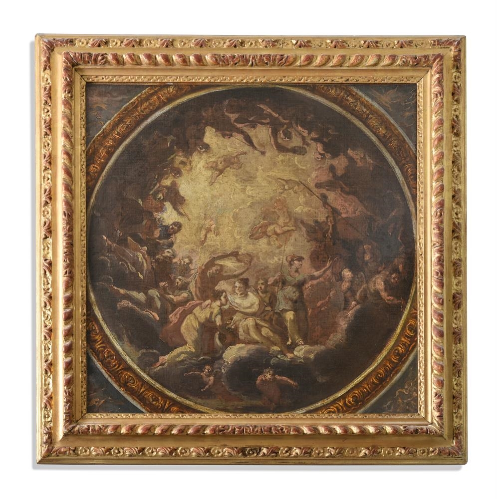 Antonio Verrio | A sketch for a mural in St George's Hall, Windsor ...