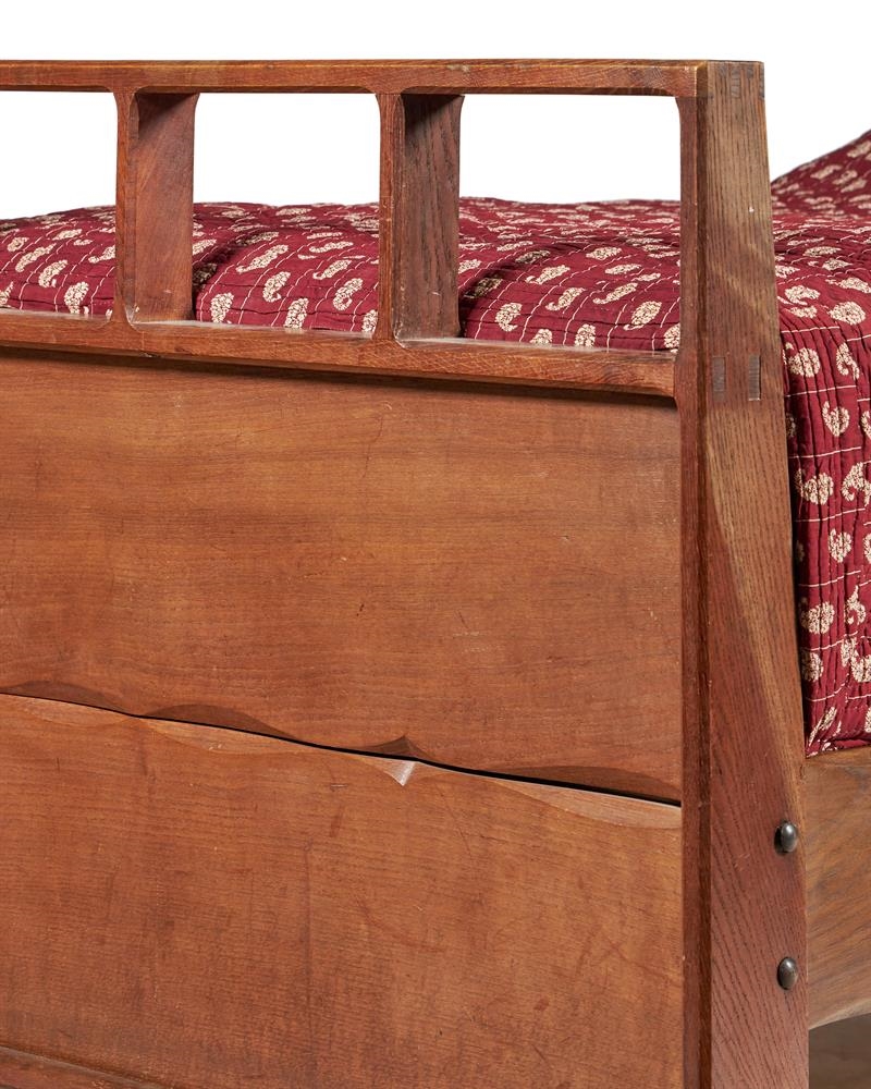 Ernest William Gimson | A COTSWOLD SCHOOL OAK BED | MutualArt
