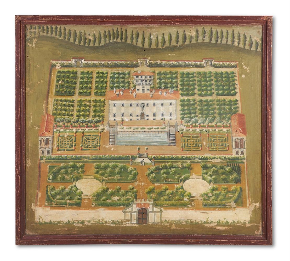 Giusto Utens | THE VILLA PETRAIA; AND THE VILLA POGGIO A CAINO | MutualArt