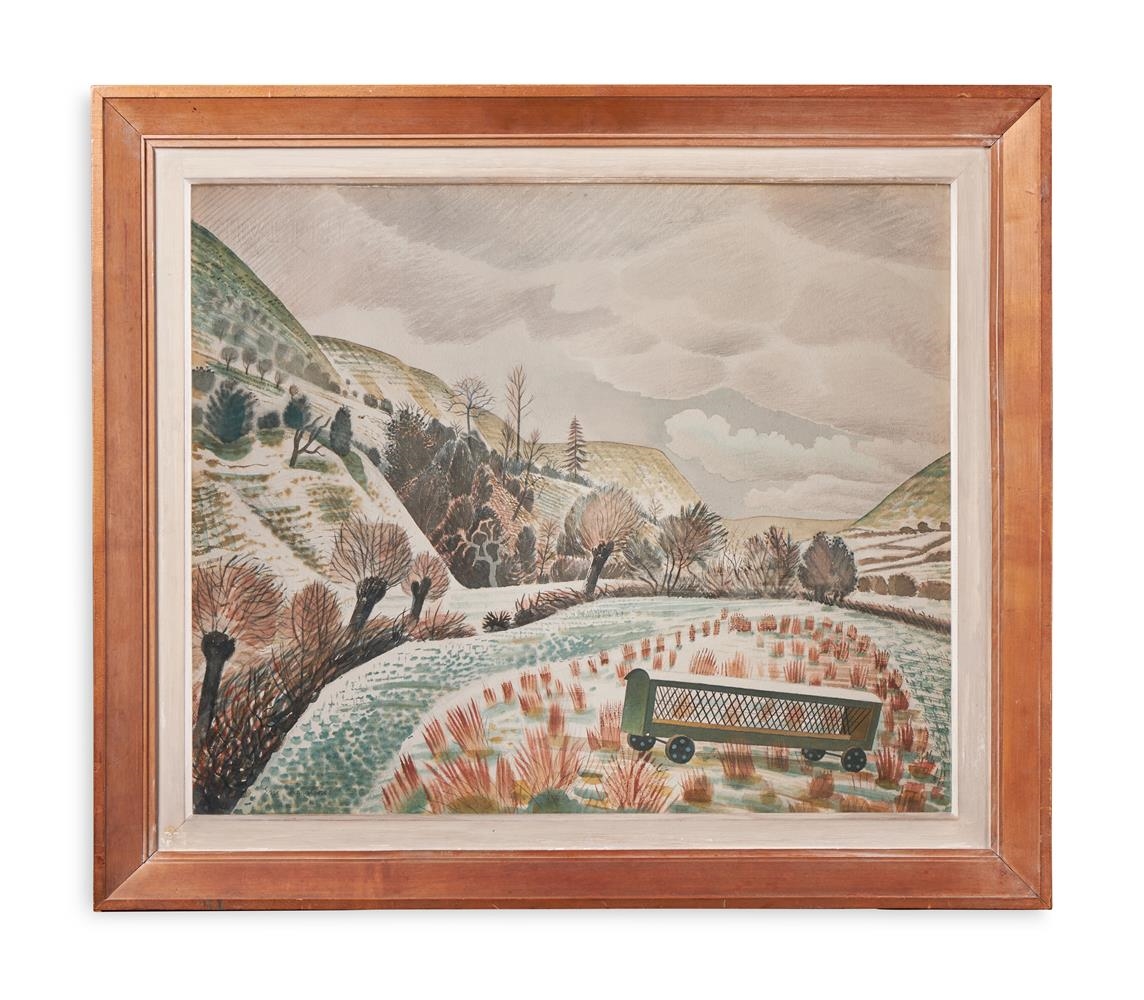 Eric Ravilious | NEWHAVEN HARBOUR (Circa 1935) | MutualArt