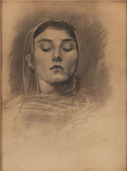 Jan Styka | Portrait of a woman | MutualArt