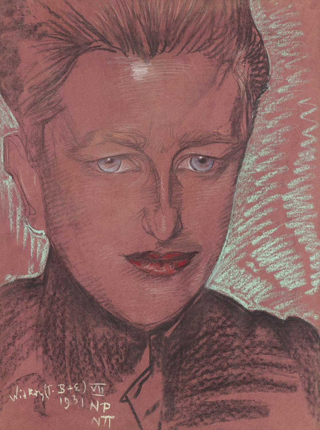 Stanislaw Ignacy Witkiewicz | Portrait of Paweł Iliński (1931) | MutualArt
