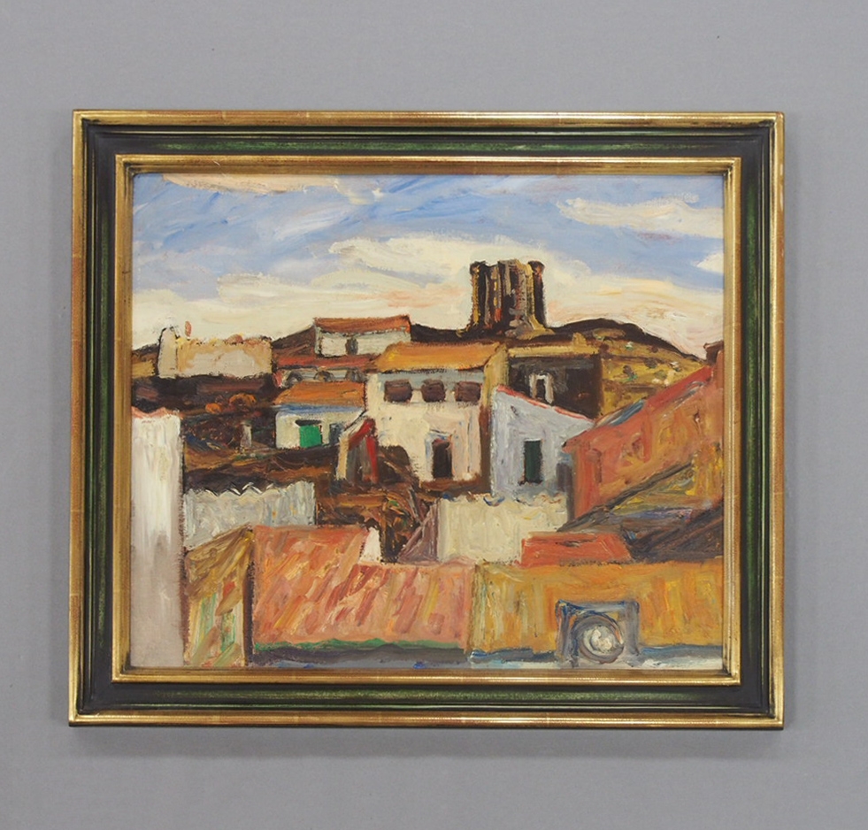 Herman Koller | Südländische Dorfansicht | MutualArt