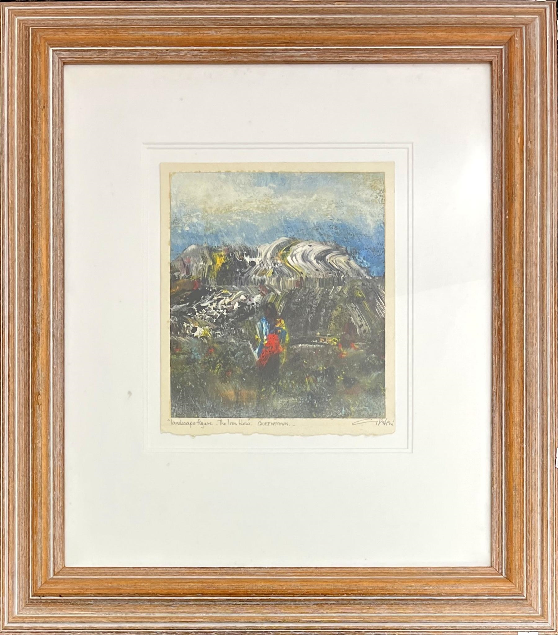 Thomas Gleghorn | The Iron Blow Queenstown Tas. 1991 (Landscape Figure ...