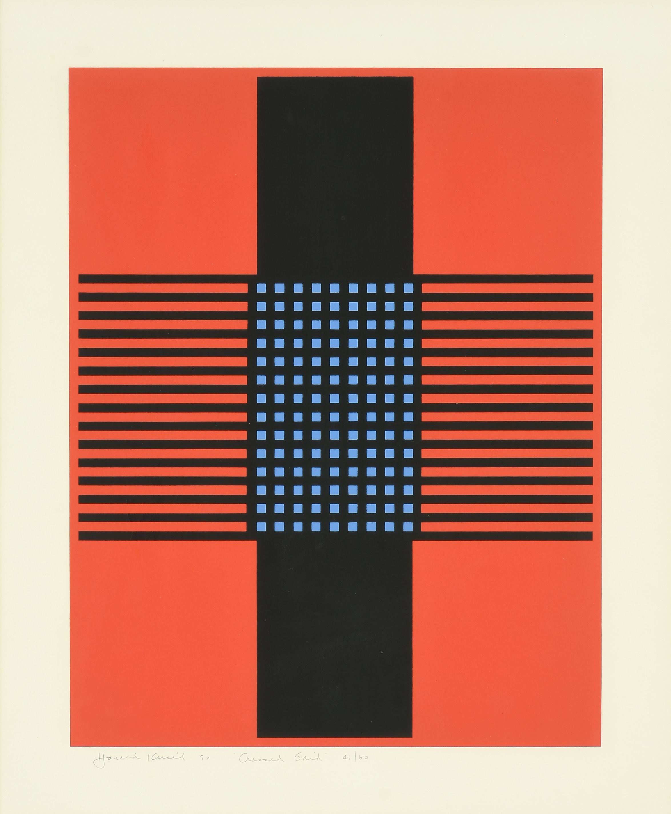 Harold Krisel | Crossed Grid (1970) | MutualArt