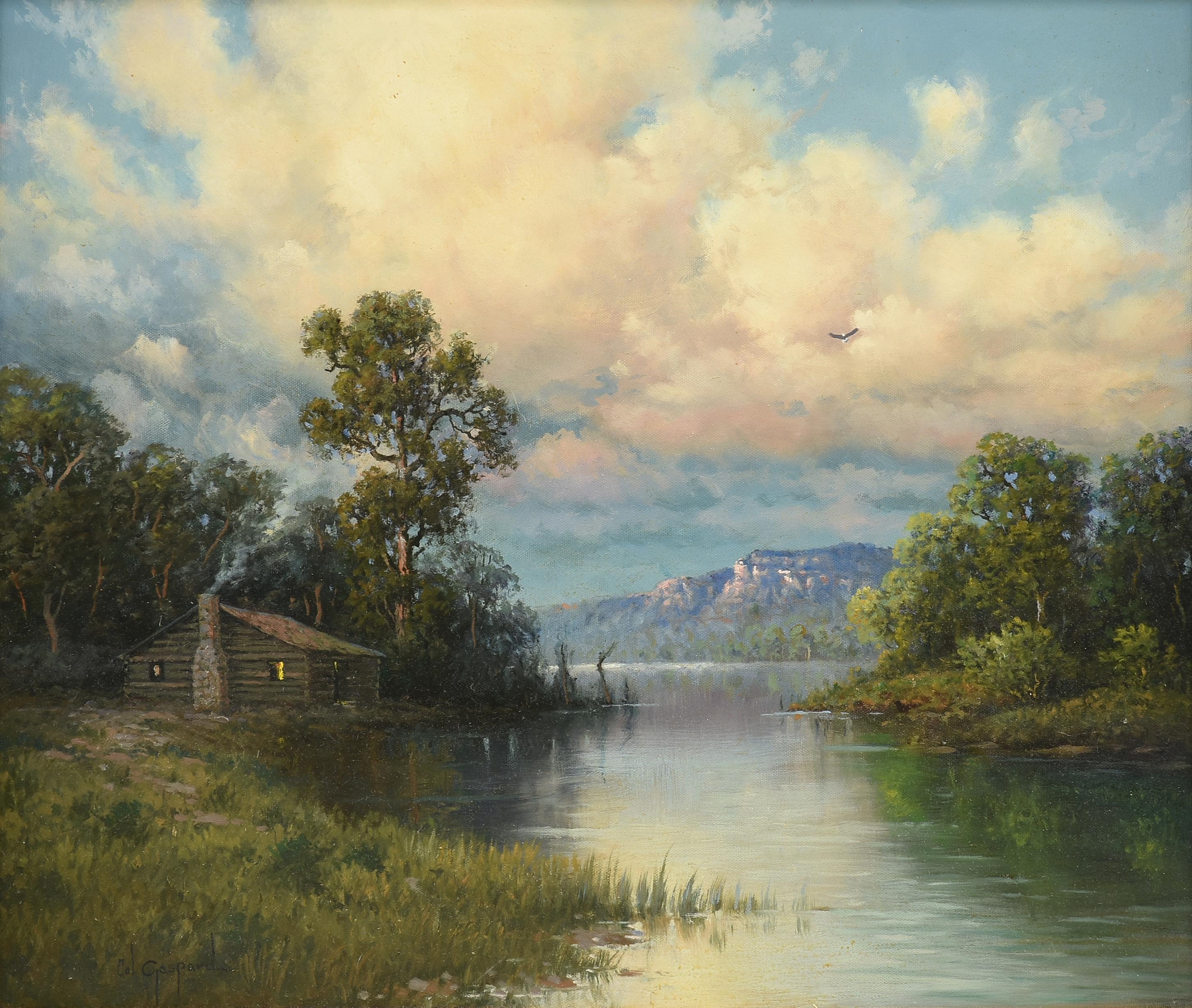 Cal Gaspard | Still Water Cabin, | MutualArt