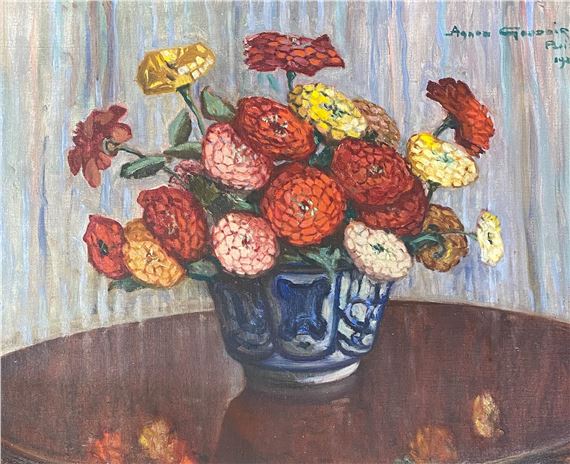 Agnes Goodsir | Zinnias, Paris 1925 (1925) | MutualArt