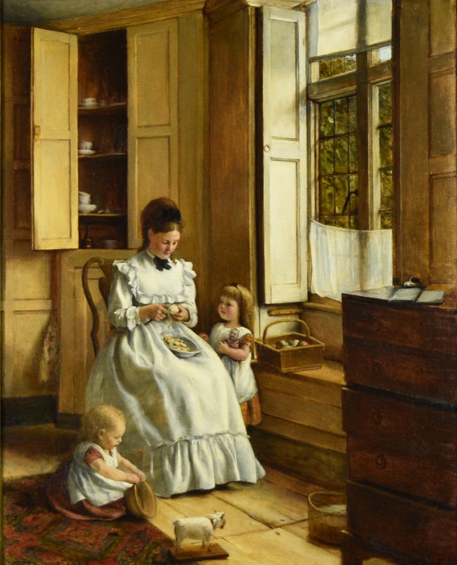 Joseph Clark | Three little kittens (1883) | MutualArt