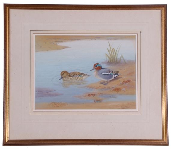Richard Robjent | A brace of Teal | MutualArt