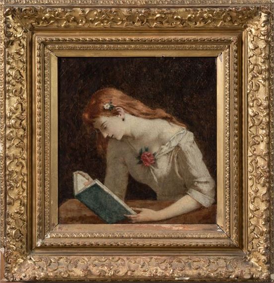 James Bertrand | Woman reading | MutualArt