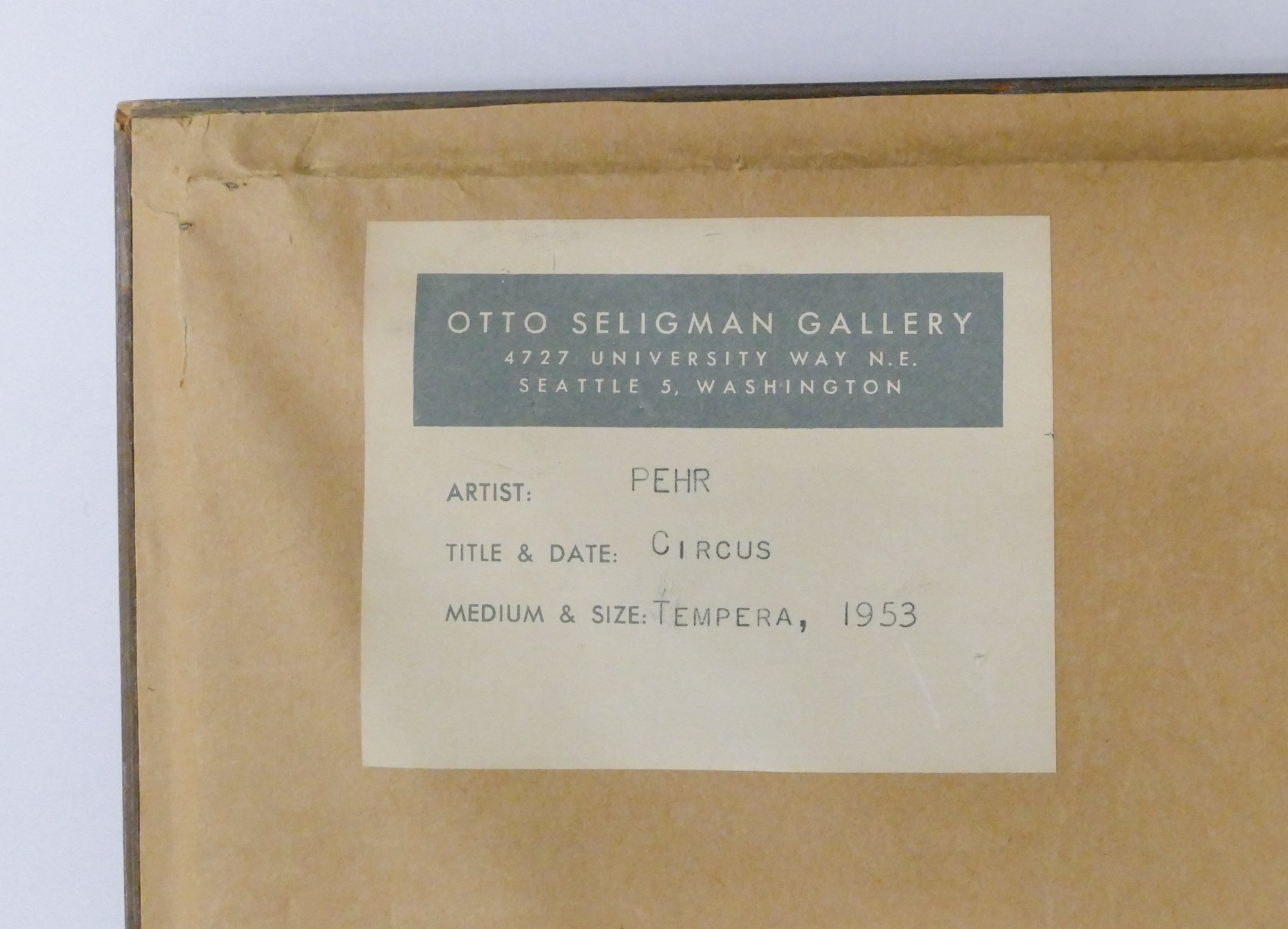 Pehr Hallsten | Circus 1953 (1953) | MutualArt